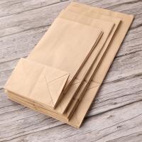 China Kraft Biodegradable Disposable Tableware Candy Paper Bag Without Handle BSCI for sale