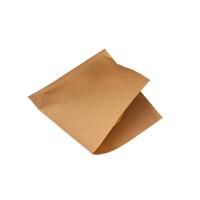 China 13x13cm Grease Proof Double Open Bag 45gsm Paper Sandwich Bags Burger Wrap Pocket for sale