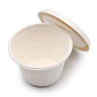 China 1oz 2oz 4oz Paper Soup Disposable Salad Bowls With Lids Portion Cups for sale