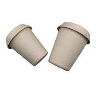 China Milk Pfas Free Biodegradable Bagasse Tableware 8oz Disposable Takeaway Coffee Cups for sale