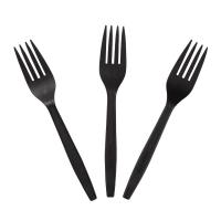 China Utensils Compostable Party Tableware CPLA Cutlery Set Fork 165mm Knife Spoon With Napkin for sale