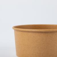 China 42oz 1300ml Round Biodegradable Disposable Tableware Large Disposable Bowls For Hot Soup for sale