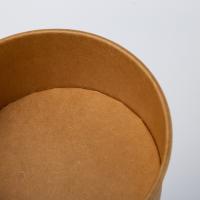 China 42oz 1300ml Round Biodegradable Disposable Tableware Large Disposable Bowls For Hot Soup for sale