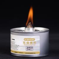 China 6hrs 7oz Chafing Fuel Can Plastic Cap Handy Wick Sterno 170F Buffet Dish Heater for sale