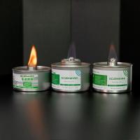 China 84mm Food Heat Liquid Wick Chafing Fuel Food Warmer Fuel Cans 6 Hour Burn for sale