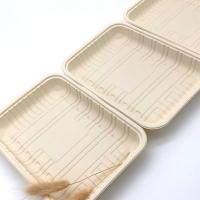 China Biodegradable Sealable Meat Cornstarch Tableware Frozen Food Tray Container 150mm for sale