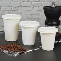 China 16oz PLA Cornstarch Bio Take Out Coffee Cups Beverage Starbucks Hot Beverage Cups for sale