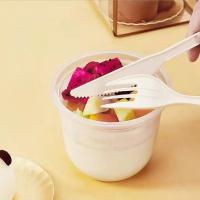 China 6In Eco Cornstarch Tableware 150mm Biodegradable Spoons And Forks Knife Catering Flatware for sale