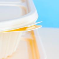 China 10 Inch 3 Compartments Cornstarch Tableware Bento Biodegradable Cornstarch Food Containers for sale