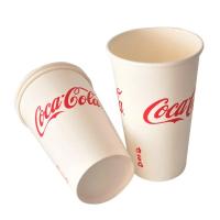 China 22oz 640ml PE PLA Cola Disposable Paper Cups Paper Cold Drink Cups 300gsm for sale