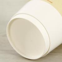 China 16oz 500cc Disposable Single Use White Paper Coffee Cup Double Layer Paper Cup for sale