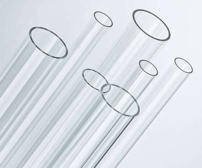 China Silk Screen Printing Clear Glass Tube Medicine Packing Borosilicate Glass Tubing for sale