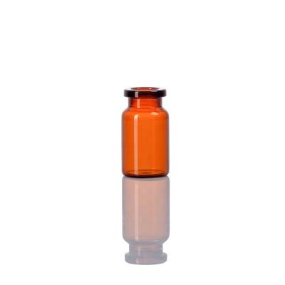 China 7ml amber  tubular glass vial  injection bottle medical use for sale