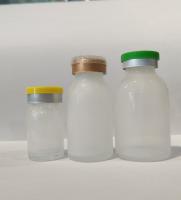 China 5ml Vulcanized Molded Glass Vial Hot Stamping Glass Reagent Bottles for sale