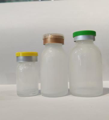 China 5ml Vulcanized Molded Glass Vial Hot Stamping Glass Reagent Bottles for sale
