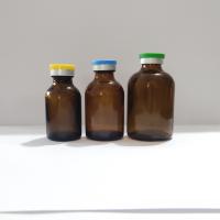 China 30ml 50ml 100ml Antibiotic Sterile Empty Glass Vials Amber Clear Injection Glass Bottle for sale