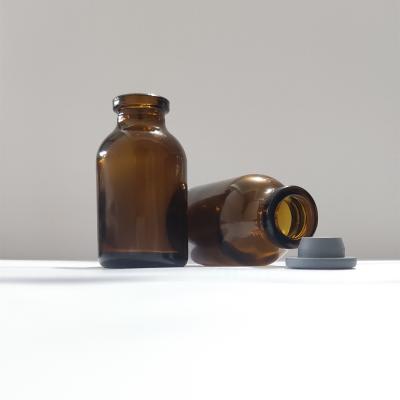 China 30ml 50ml 100ml Molded Glass Vial Antibiotic Packaging Chemistry Reagent Bottle for sale