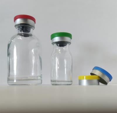 China Industrial Medicine Amber Glass Jars With Rubber Stoppers And Corks for sale