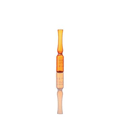 China 1ml amber  borosilicate  glass ampoule medical cosmetic use for sale