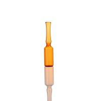 China 2ml amber  borosilicate  glass ampoule medical cosmetic use for sale