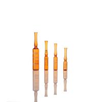China 25ml clear amber   glass ampoule  customized printing medical cosmetic use for sale