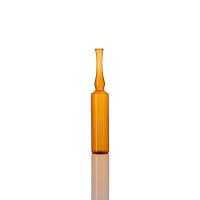 China ISO standard size 25ml glass medical amber bottles ampoule vials tubular vial bottle of cosmetic for sale
