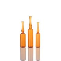 China USP Type 1 Borosilicate Glass injection ampoule 1ml Clear Amber sterile ampoule YBB ISO Standard for sale