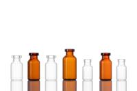 China 7ml Empty Clear Tubular Glass Vials Amber Neutral Borosilicate Glass Vial for sale