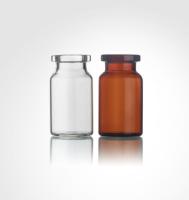 China 10ml USP Type I Borosilicate Glass Vial Customized With Rubber Stopper for sale