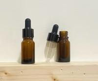 China 15ml Amber Dropper Glass Bottle for Medicine / Cosmetics Industrial OEM/ODM for sale