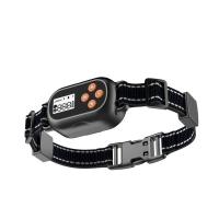 China Humane Dog Bark Collar Rechargeable Waterproof Adjustable Training Collar with Safety Protection for sale
