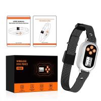 China Humane Dog Bark Collar Rechargeable Waterproof Adjustable Training Collar with Safety Protection for sale