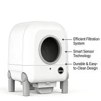 China Automatic Pet Litter Box for Cats, Odor Sealed, Quiet Operation, Durable, Ideal for Retail & Distribution for sale