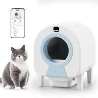 China Smart Self-Cleaning Cat Litter Box with APP Control 65L Odor Free for Cats up to 10kg for sale