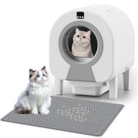 China Smart Self-Cleaning Cat Litter Box with APP Control 65L Odor Free for Cats up to 10kg for sale