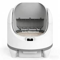 China Wholesale Automatic Self Cleaning Cat Litter Box 65L Large Capacity Odor Sealing Smart Pet Toilet OEM for sale