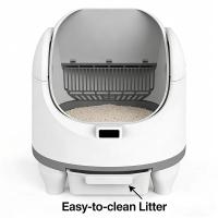 China Wholesale Automatic Self Cleaning Cat Litter Box 65L Large Capacity Odor Sealing Smart Pet Toilet OEM for sale