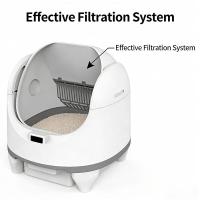 China Wholesale Automatic Self Cleaning Cat Litter Box 65L Large Capacity Odor Sealing Smart Pet Toilet OEM for sale