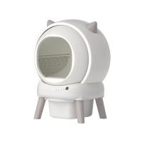 China Smart Self-Cleaning Cat Litter Box 65L APP Control Odor Lock Pet Safe OEM for US EU for sale