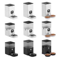 China Automatic Cat Feeder Bulk Wholesale Smart Pet Feeder WiFi App Control Portion Control Food Dispenser for sale