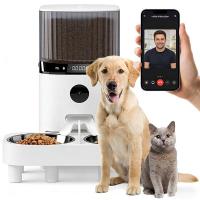 China Smart Pet Feeder with Camera, WiFi Remote Control, Timed Meal, Voice Record, OEM ODM Bulk Supply for sale