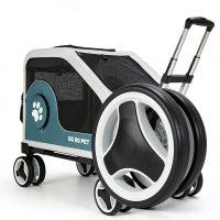 China Terrain Pet Stroller Foldable Detachable Washable Comfortable Multi-Pet Travel Stroller B2B Wholesale for sale