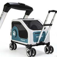 China Terrain Pet Stroller Foldable Detachable Washable Comfortable Multi-Pet Travel Stroller B2B Wholesale for sale