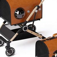 China Collapsible Dog Stroller | Detachable Pet Carrier Stroller|Quiet Pet Stroller for B2B Bulk Purchase for sale