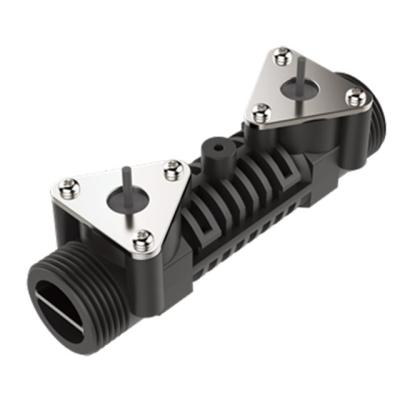 China 1.6Mpa Ultrasonic Flow Transducer DN15 Water Flow Transducer With Plastic Pipe for sale