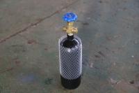 China Metallic N2 Nitrogen Charging Kit Hydraulic Nitrogen Gas Bottle 4L 8L for sale