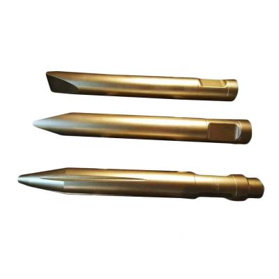 China Komat TOR23S Wedge Hydraulic Breaker Chisel Conical Point 42crmo for sale