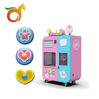 China Coin Bill Fairy Floss Vending Machine 20000 Hours Long Service Life for sale