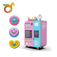 China Multiple Color Flower Cotton Candy Machine 1750mm 220V Automatic for sale