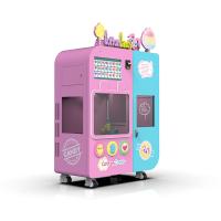 China Multiple Color Flower Cotton Candy Machine 1750mm 220V Automatic for sale